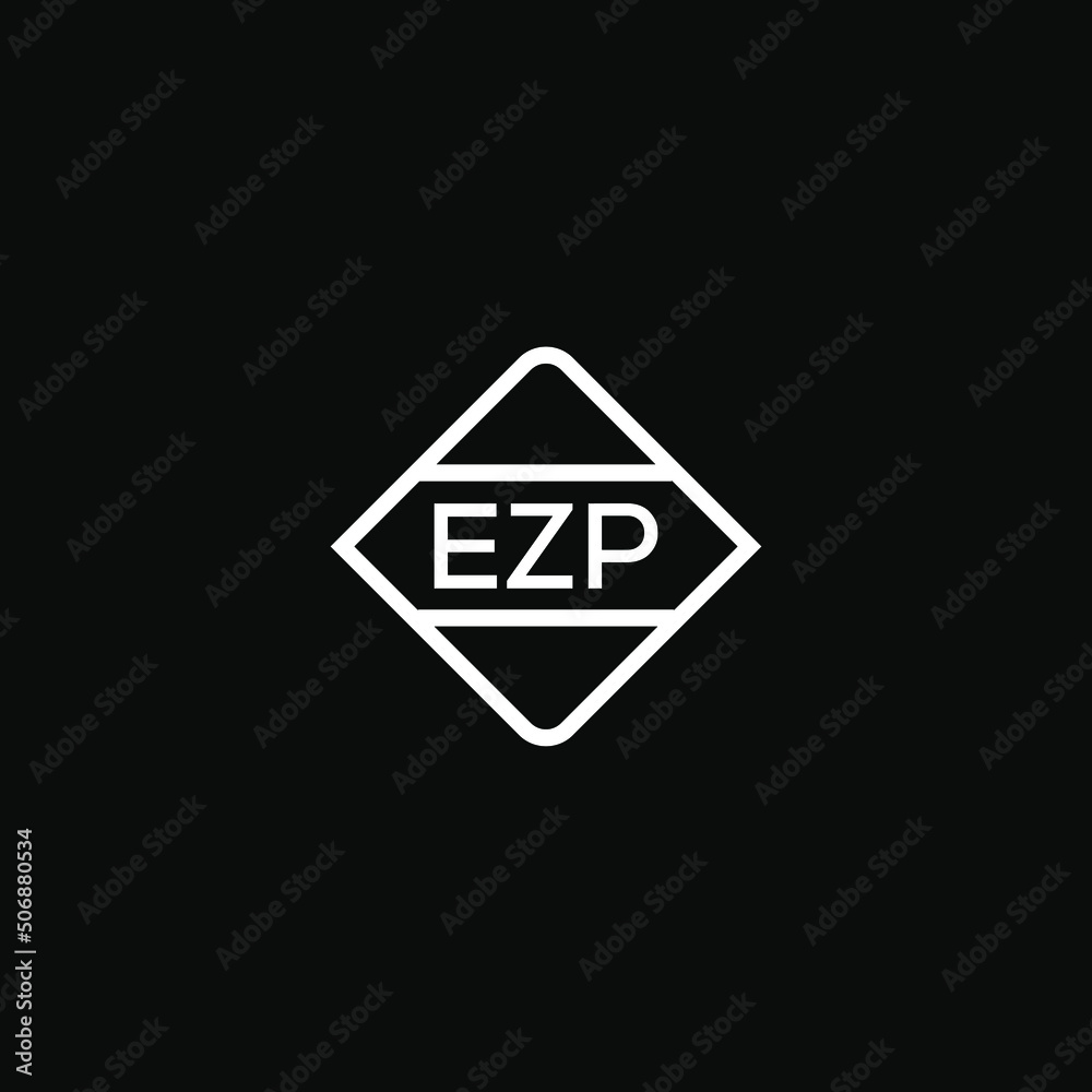 EZP letter design for logo and icon.EZP monogram logo.vector ...