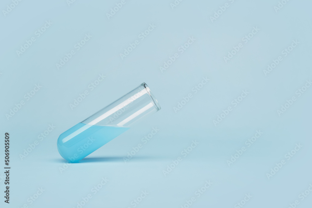 Medicine clinical science laboratory chemical test tube filled with ...