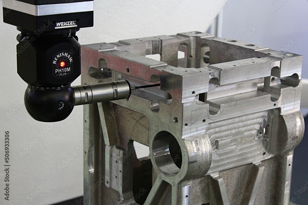 Probe of Coordinate Measuring Machine (CMM) by Wenzel, as part of ...