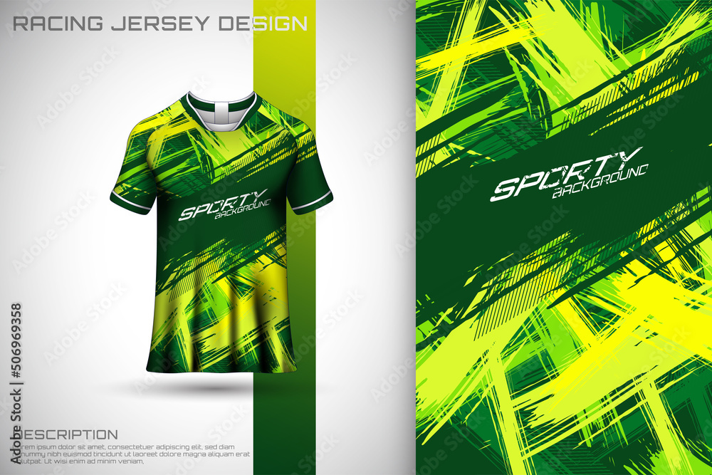 Sports jersey and t-shirt template sports jersey design vector mockup ...