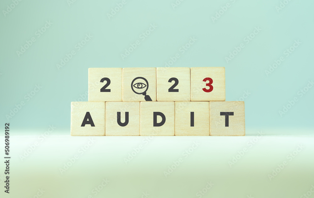 2023 annual audit business concept. Examination, evaluation financial ...