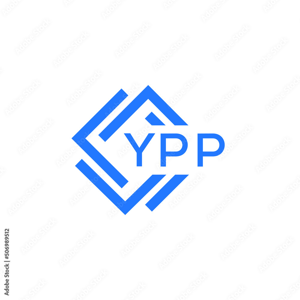 YPP technology letter logo design on white background. YPP creative ...