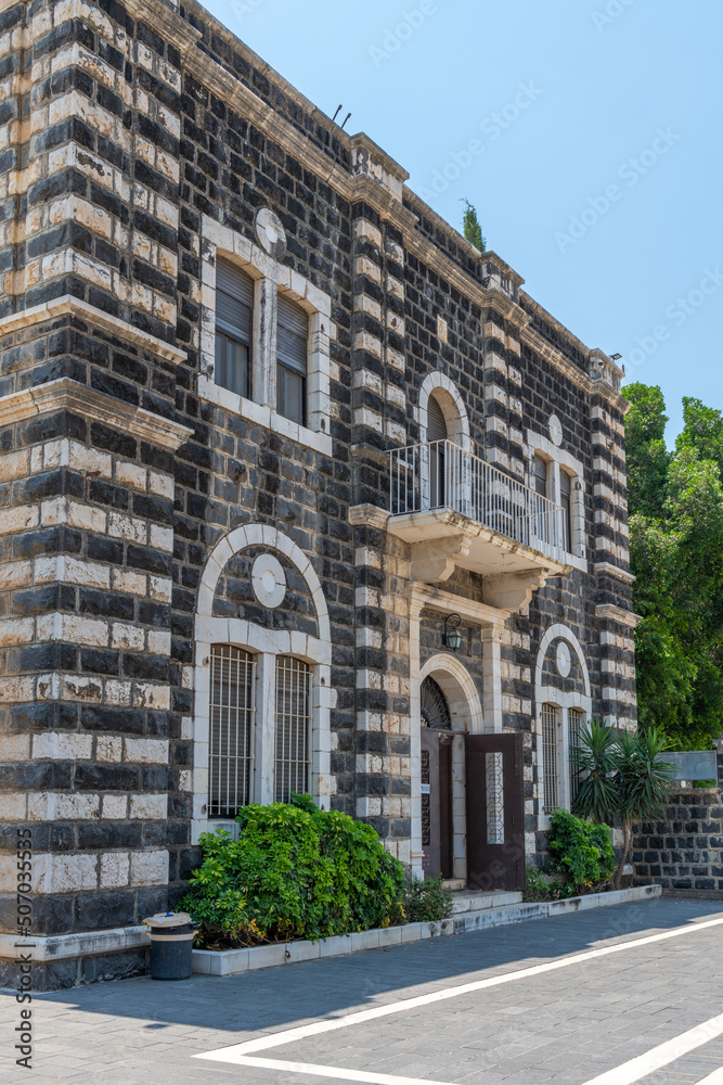 Franciscan Monastery constructed of basalt and limestone making it a ...