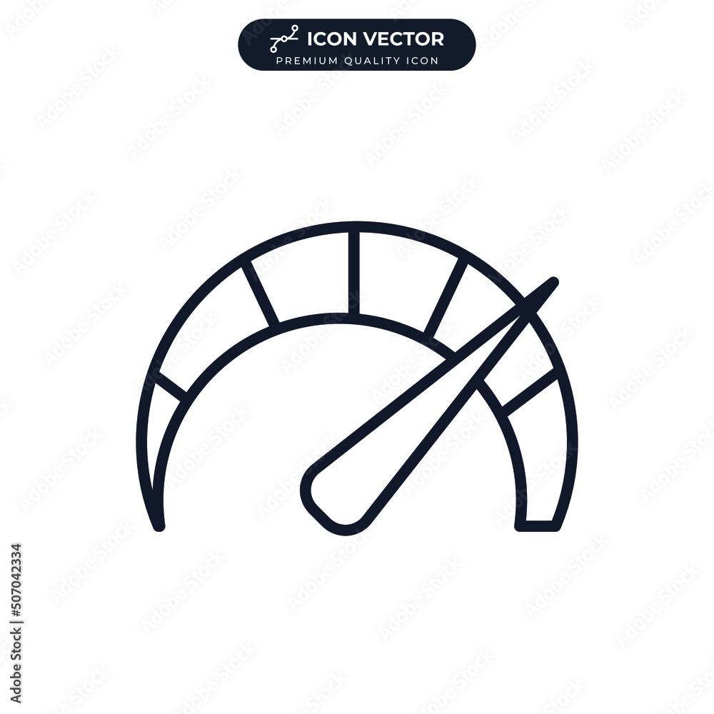 velocity icon symbol template for graphic and web design collection ...