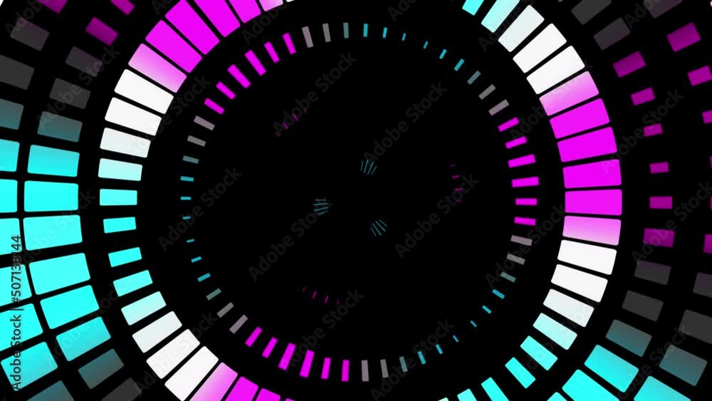 Neon concert stage Frame Animation. Modern and Trendy Neon Led Light ...