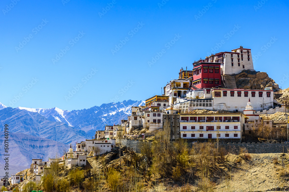 Thiksey Monastery or Thiksey Gompa, Leh Ladakh, Jammu and Kashmir ...