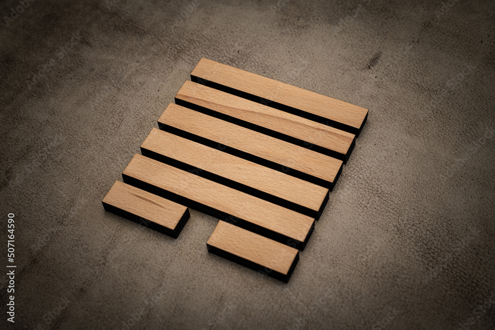 Gene Key 44 hexagram i ching wood on leather background human design ...