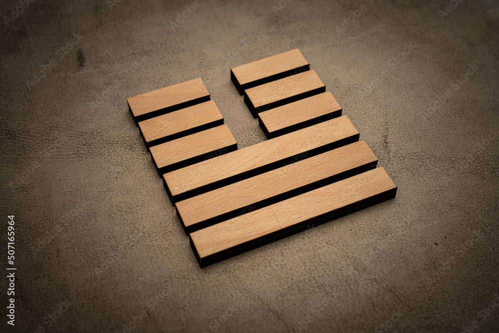 Gene Key 11 hexagram i ching wood on leather background human design ...