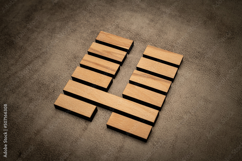 Gene Key 7 hexagram i ching wood on leather background human design ...