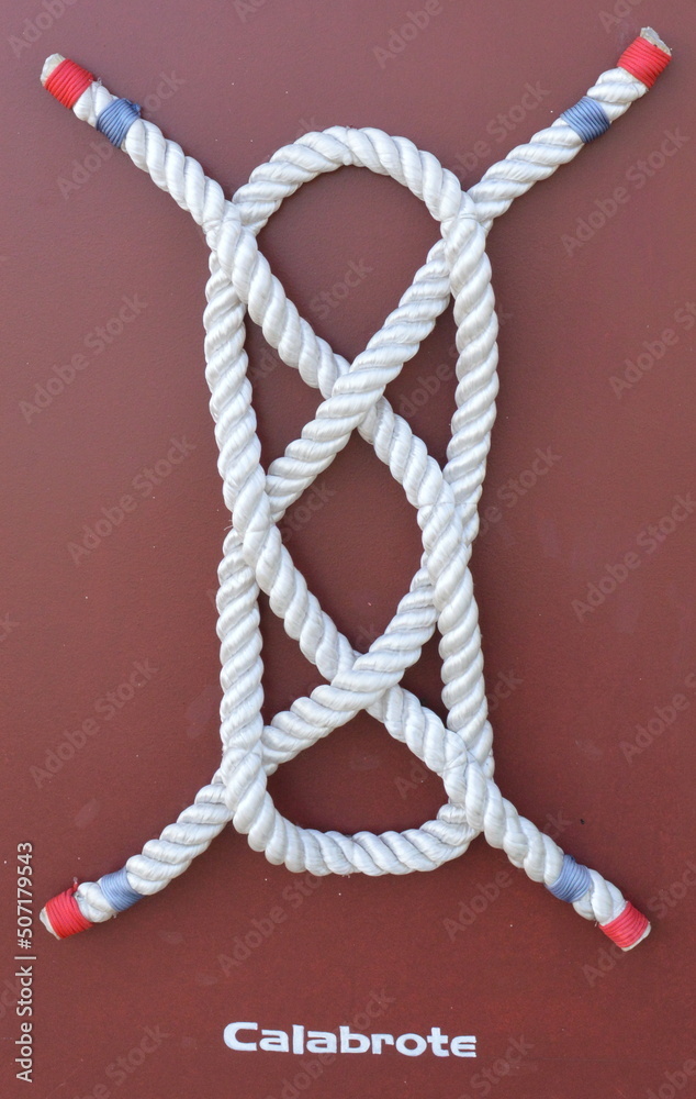 types of knots in a rope Stock Photo | Adobe Stock