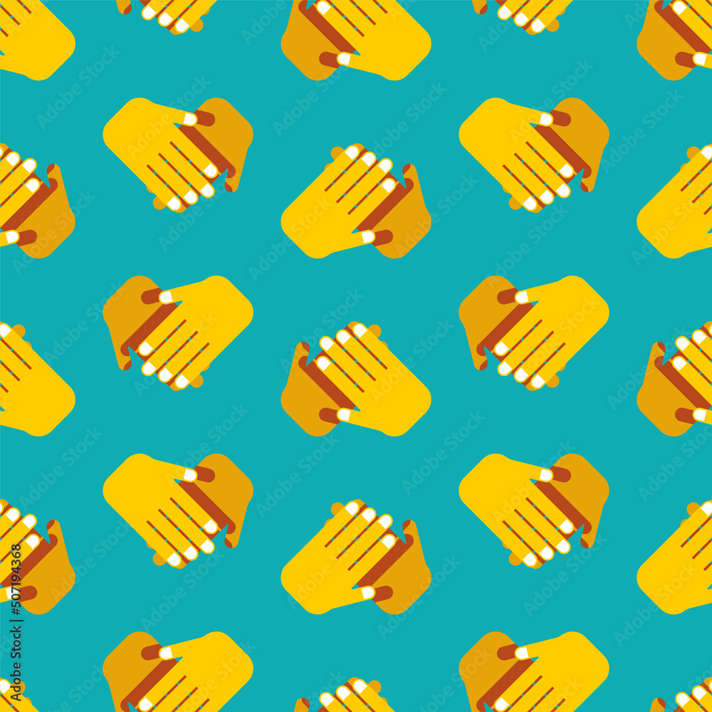 Clap your hands pattern seamless. Clap background. applause texture ...