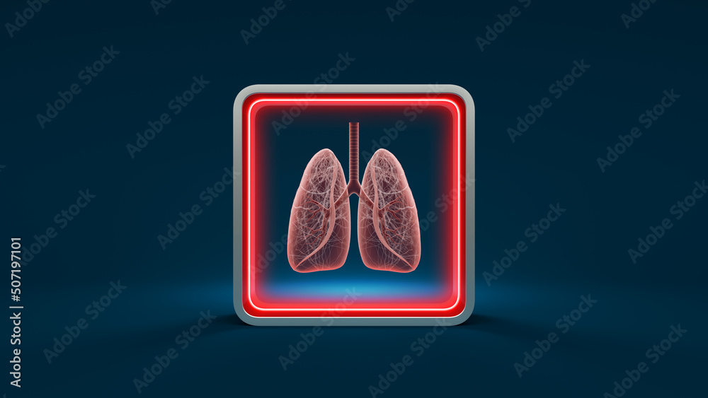 lungs blood vessels air sacs inhale exhale breathe light red emergency ...