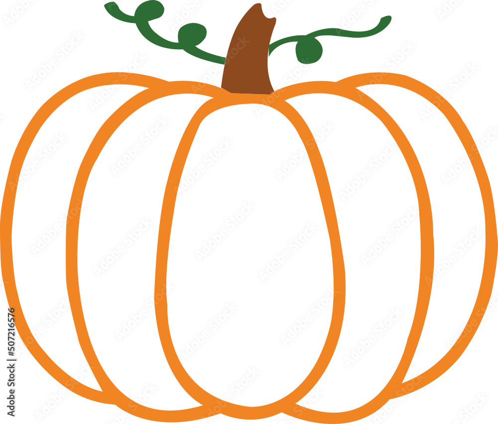 Pumpkin svg vector cut file for cricut and silhouette Stock Vector ...