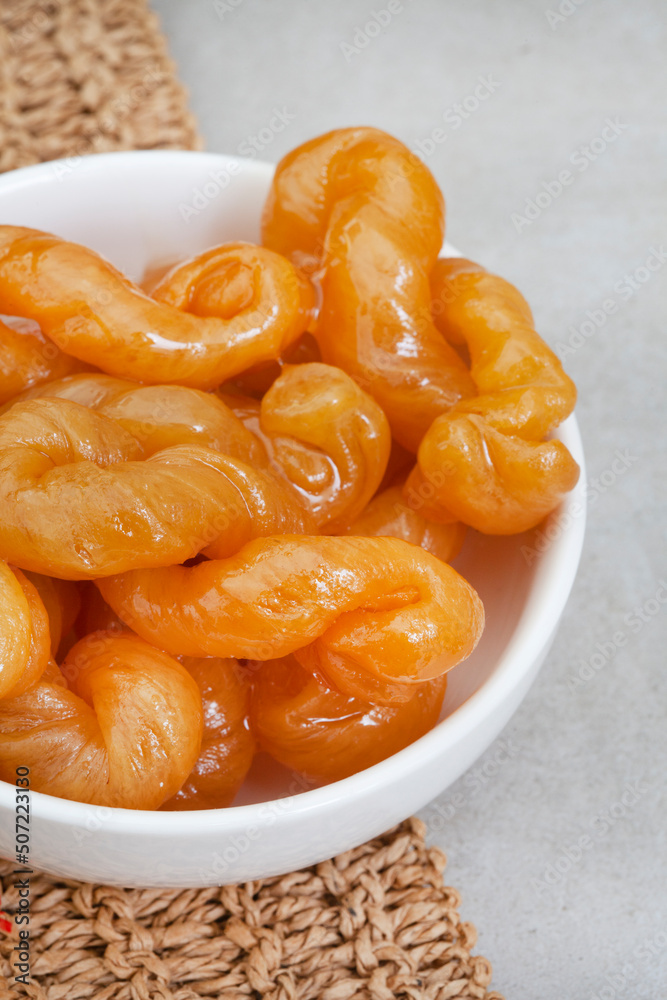 Delicious, golden, syrup drenched South African traditional koeksisters ...