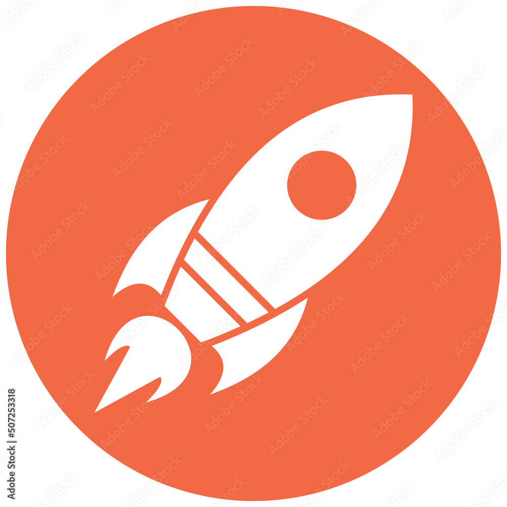 Rocket Icon Stock Vector | Adobe Stock
