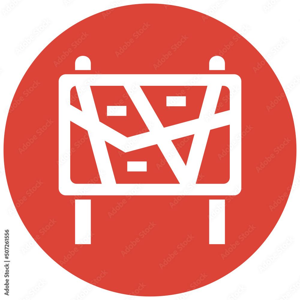 Park Map Icon Stock Vector | Adobe Stock