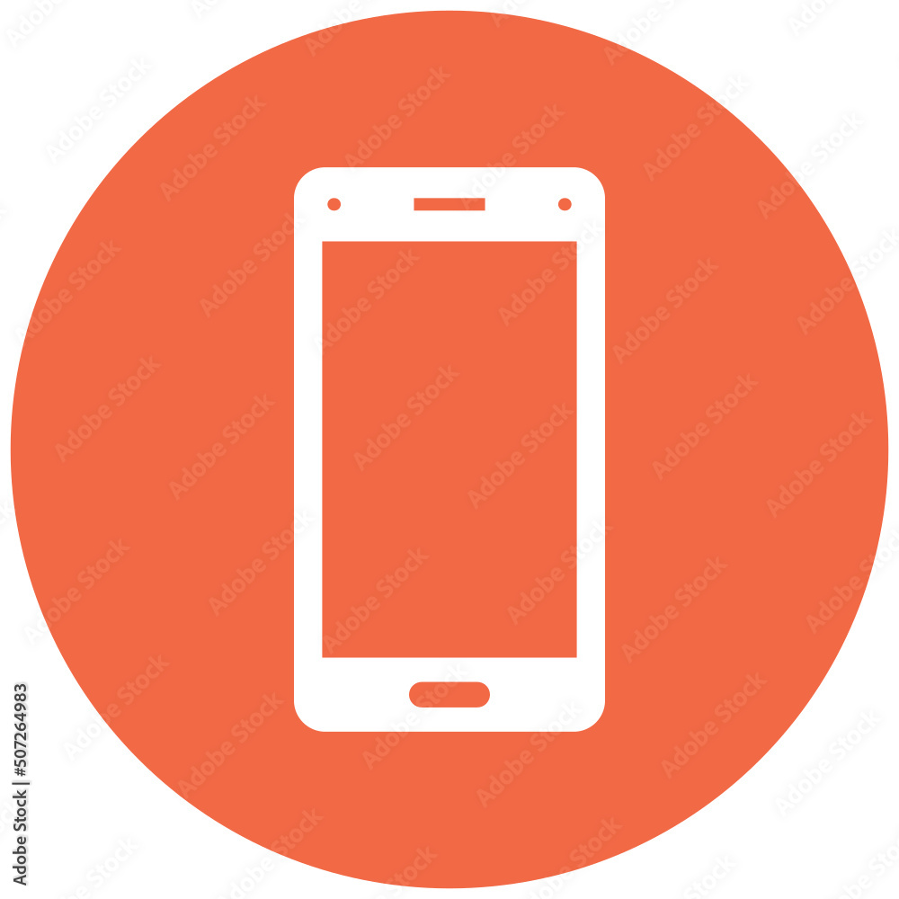 Mobile Phone Icon Stock Vector | Adobe Stock