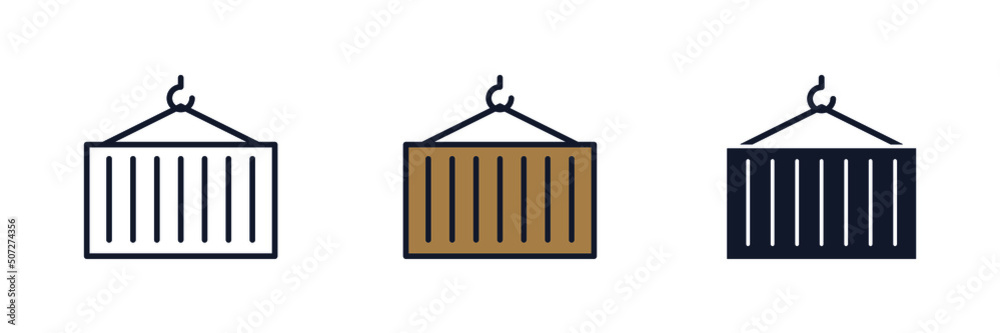 container icon symbol template for graphic and web design collection ...
