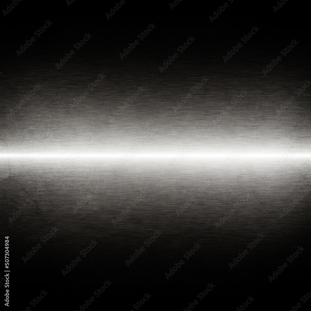 black background shiny metal texture white beam of light Stock Photo ...