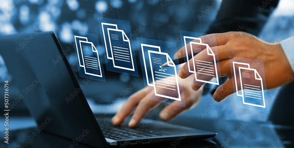 Concept of electronic signature. Digital signature is future of ...