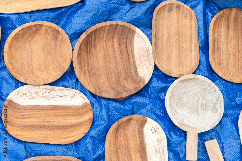 Tipical Panamanian batea for put rice, beans and other aliments Stock ...