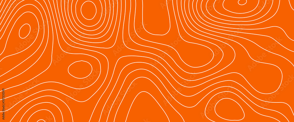 Abstract concept graphic element and geography scheme, Topographic line ...