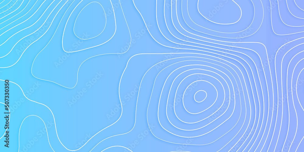 Abstract concept graphic element and geography scheme, Topographic line ...