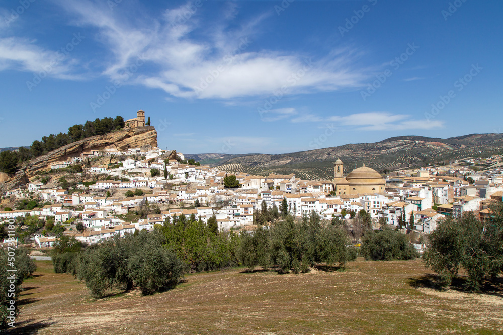 Church of Montefrío, Gothic-Renaissance temple from the 16th century. A ...