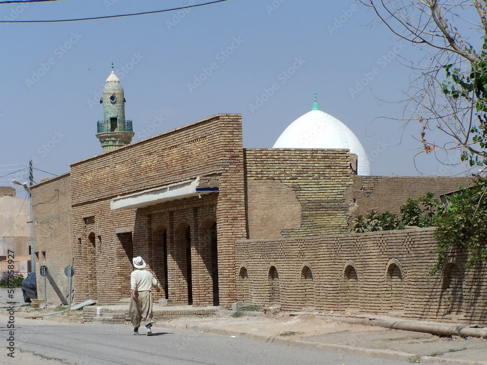 Mulla Afandi Mosque in the Citadel in Erbil, Kurdistan, Iraq Stock ...