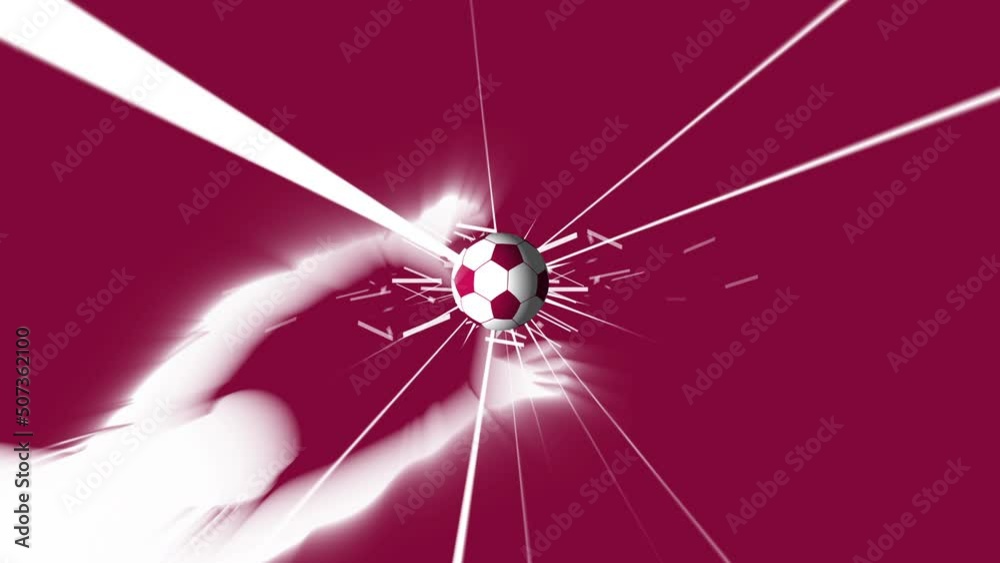 The football goalkeeper was defeated to catch the ball animation ...