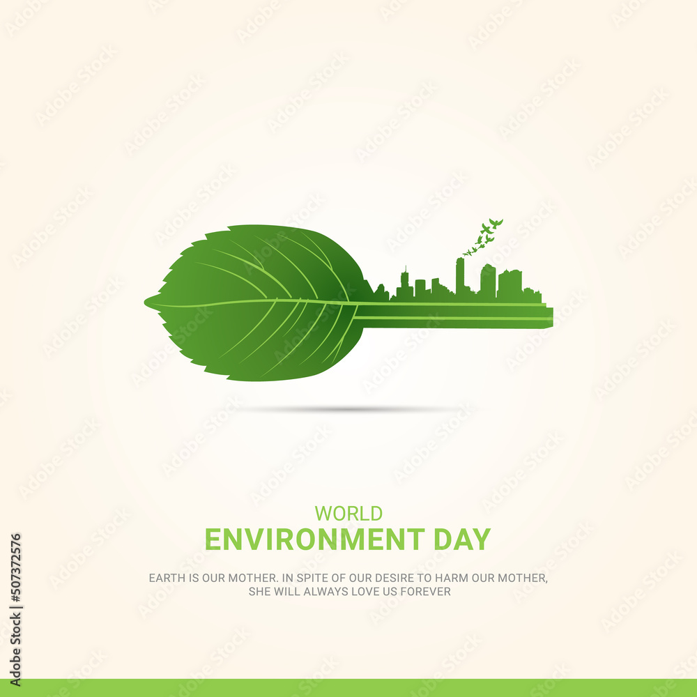 World Environment day, Creative design for banner, poster. illustration ...