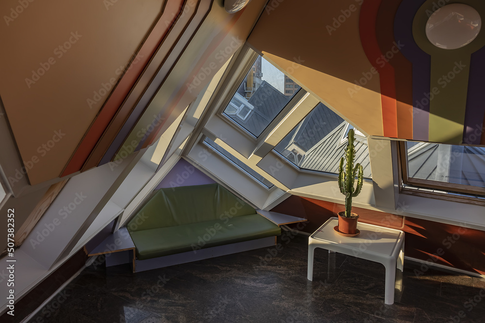 Interior of Rotterdam Innovative houses - Cube houses (Kubuswoningen ...