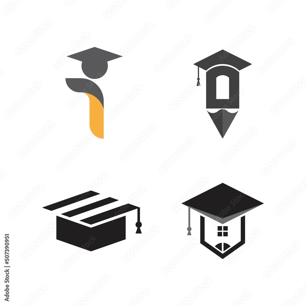 toga cap logo Stock Vector | Adobe Stock