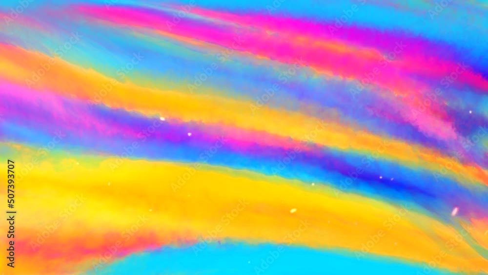 Video „Ultra HD 4K rainbow watercolor video backgrounds with colorful ...