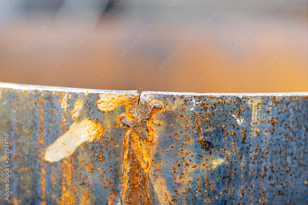 Crack (defect) of end of weld. A welding defect is any flaw that ...