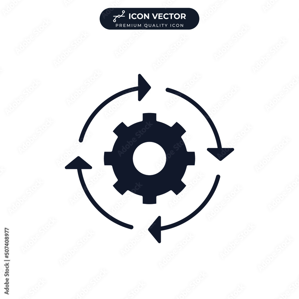 workflow icon symbol template for graphic and web design collection ...
