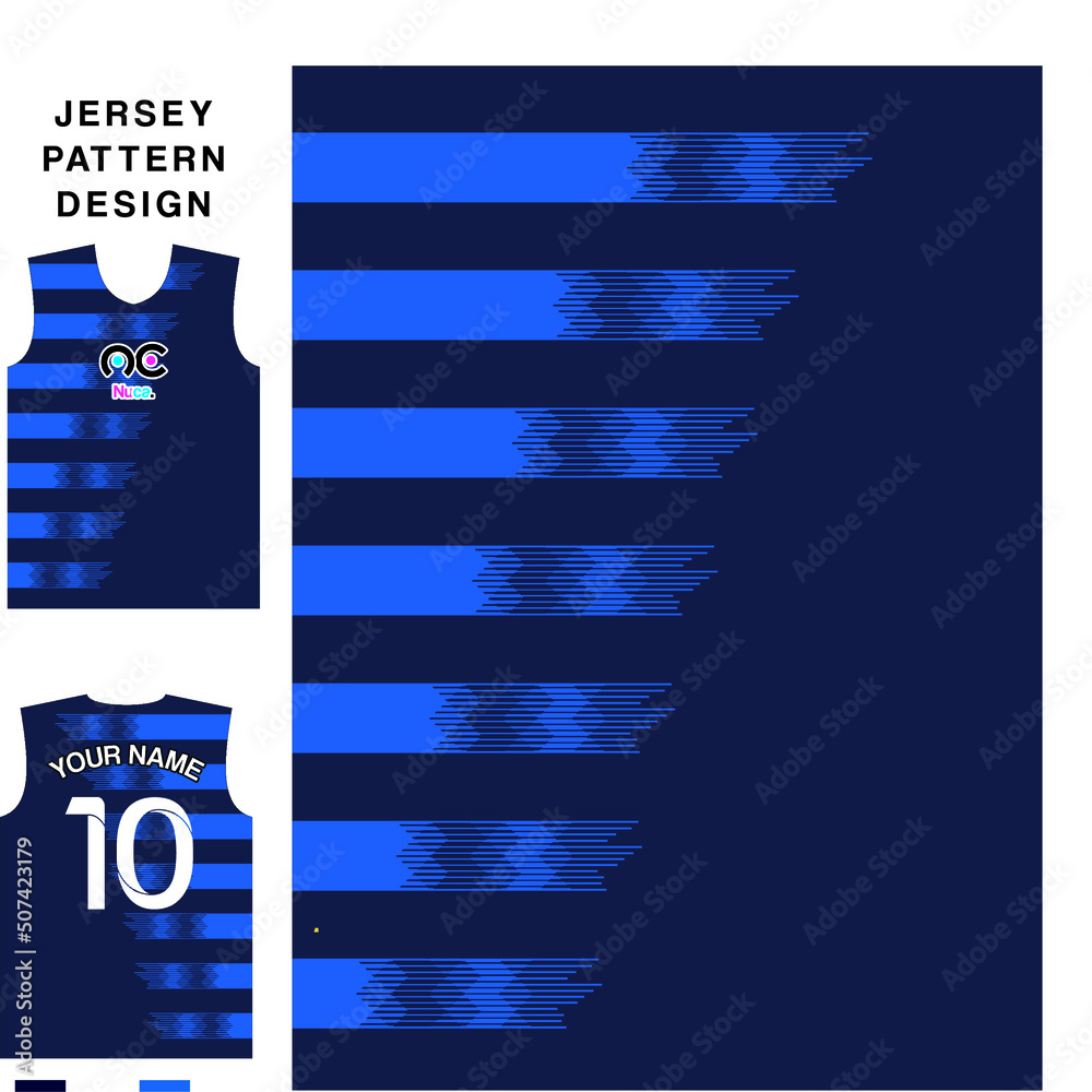 Jersey printing design pattern for soccer, badminton, basketball ...