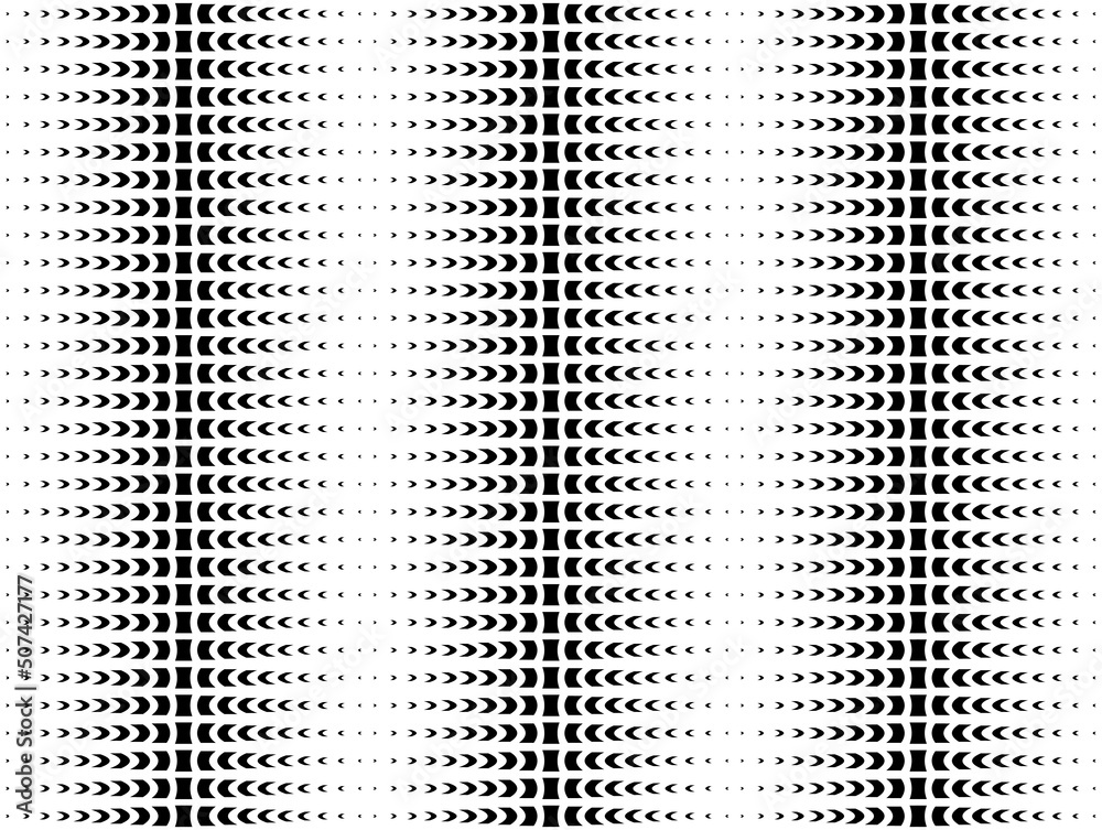 Seamless halftone geometric pattern vector, rectangle Halftone Abstract ...