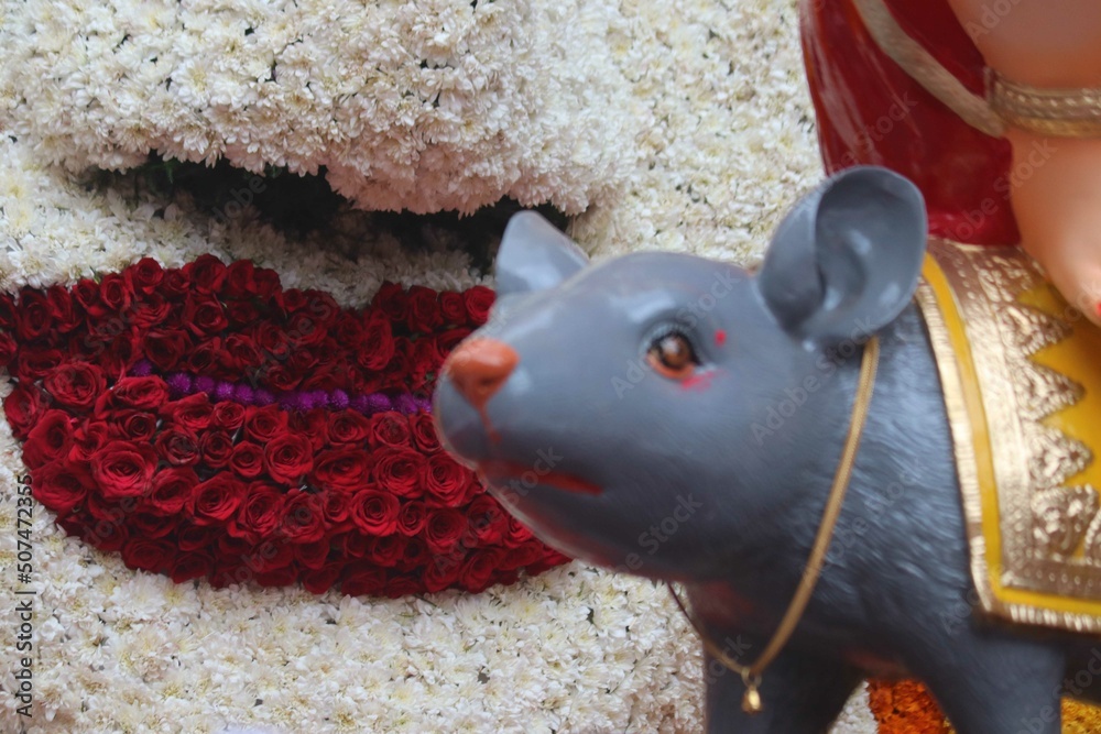 Mouse Of Lord Ganesha. Stock Photo | Adobe Stock