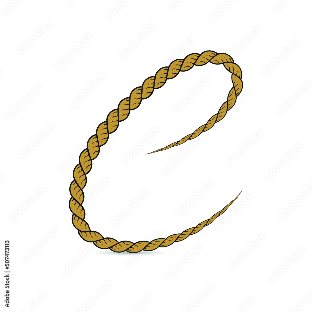 C Letter Logo concept Illustration of hand-drawn capital letters ...