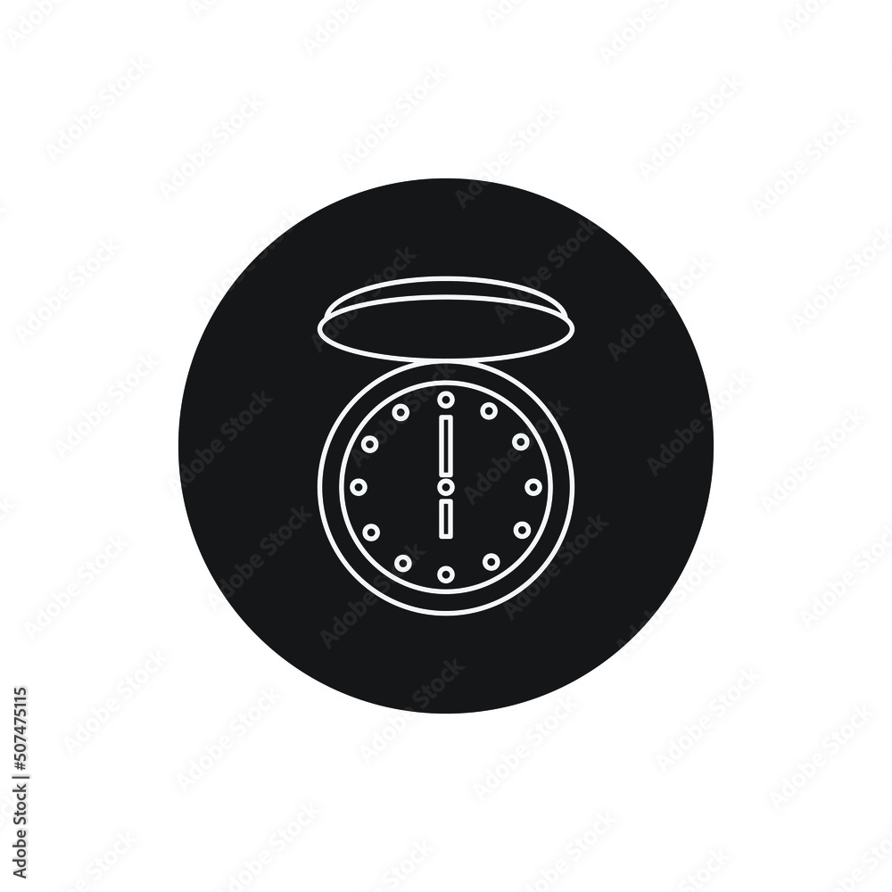 Time Clock vector for website symbol icon presentation Stock Vector ...