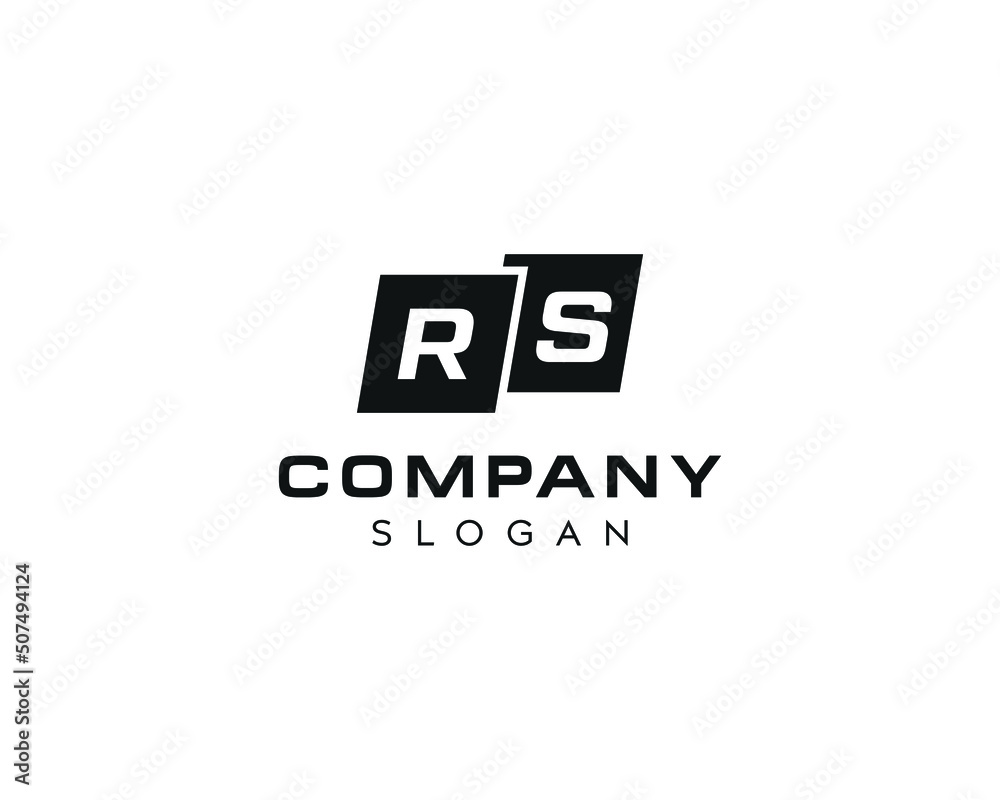Abstract letter RS logo-SR Logo Design-RS letter logo design-RS letter ...
