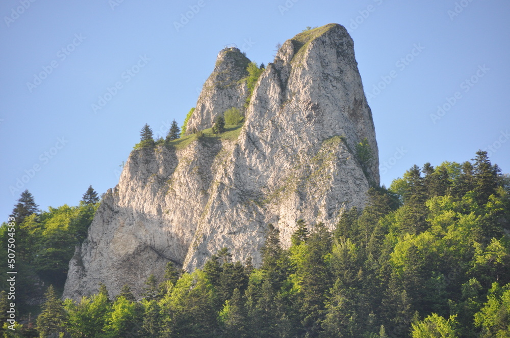 Trzy Korony, Pieniny, góry, Park Narodowy, Małopolska, Stock Photo ...