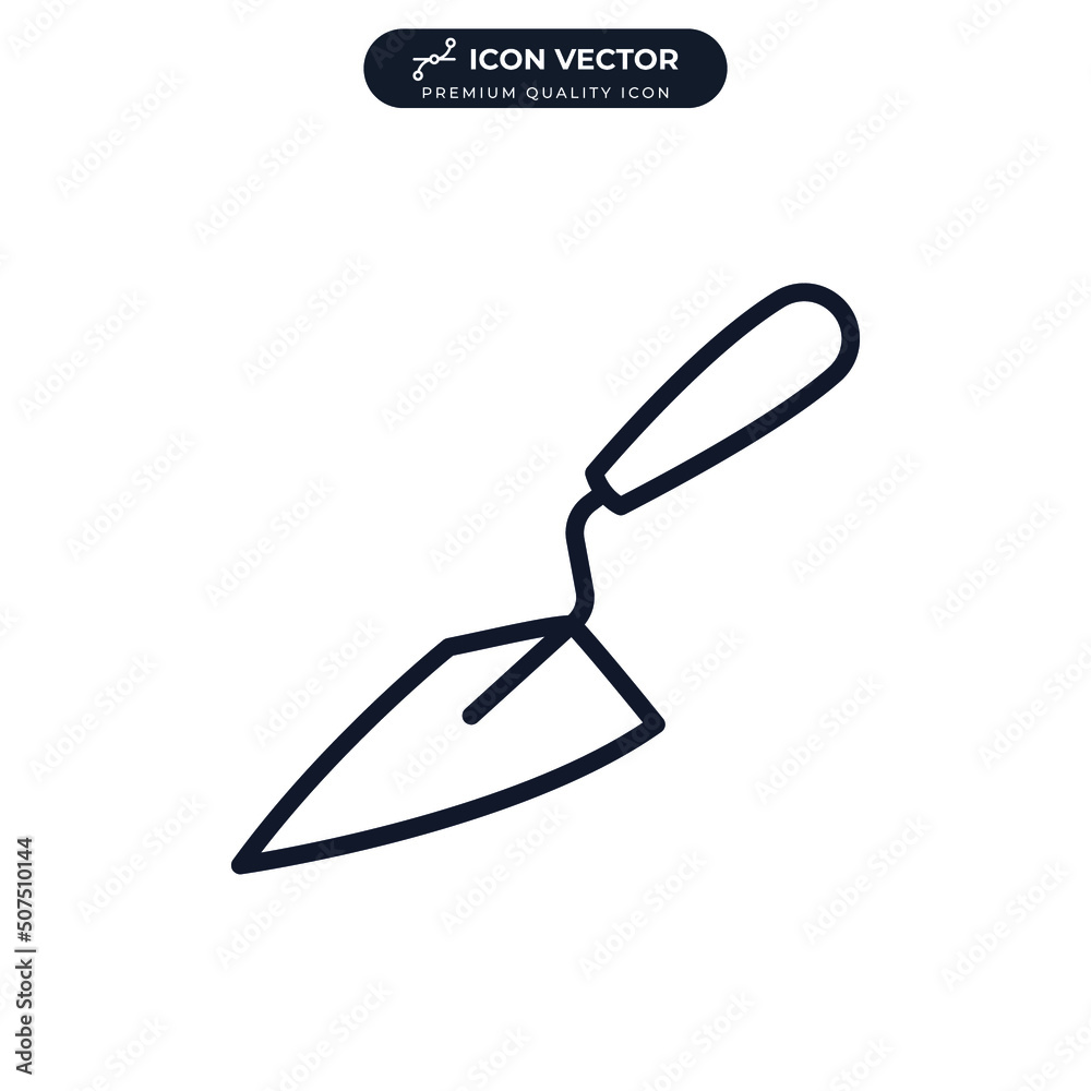 trowel icon symbol template for graphic and web design collection logo vector illustration Stock ...