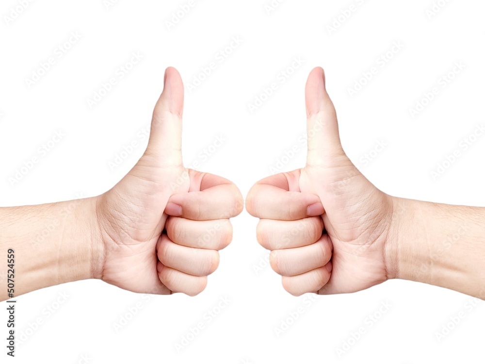 thumbs up gesture Stock Photo | Adobe Stock
