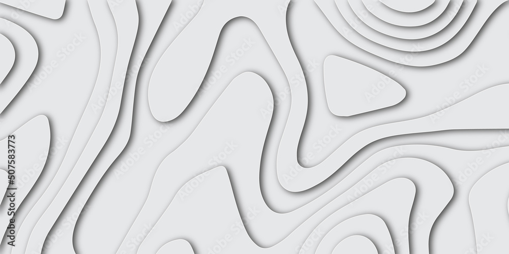 Abstract Background Vector Pattern In Illustration Paper Cut Vector