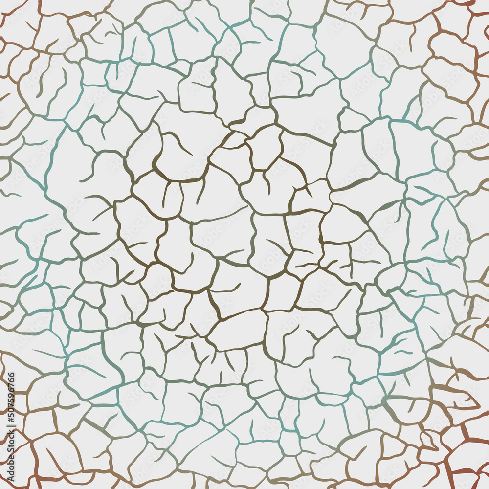 Cracks seamless pattern. Cracking background. Crack marble texture ...