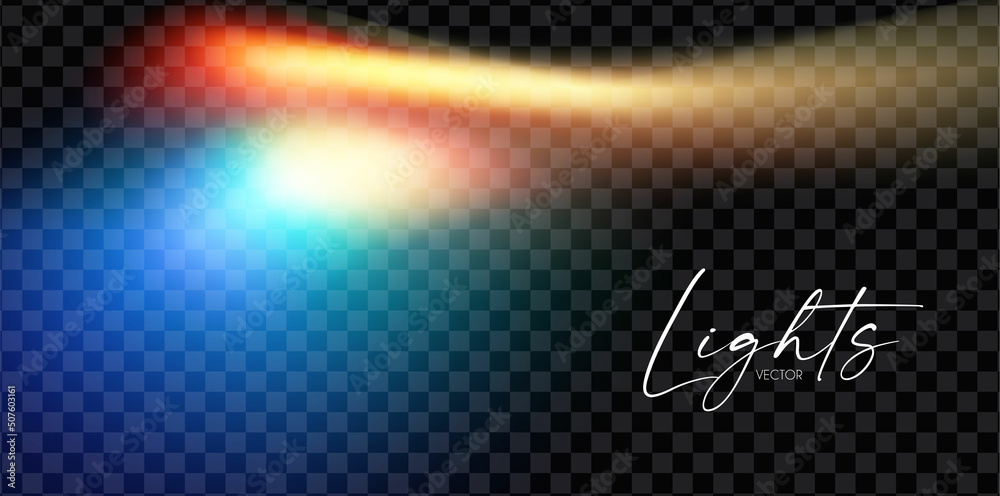 Transparent light effect. Shining abstract background with liquid color ...