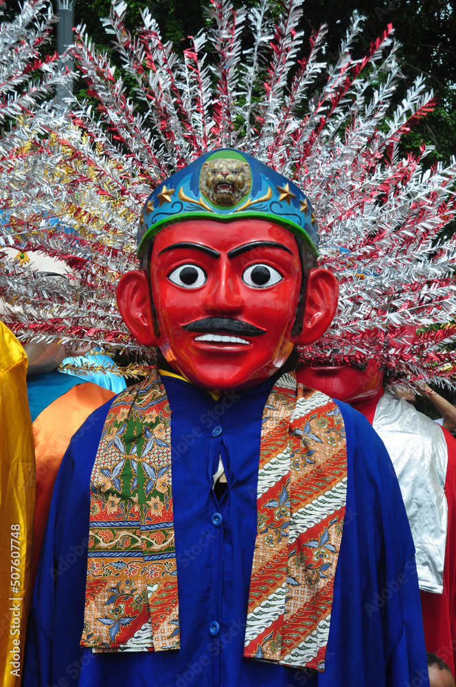 Ondel-ondel the traditional giant puppet from Jakarta - Indonesia Stock ...