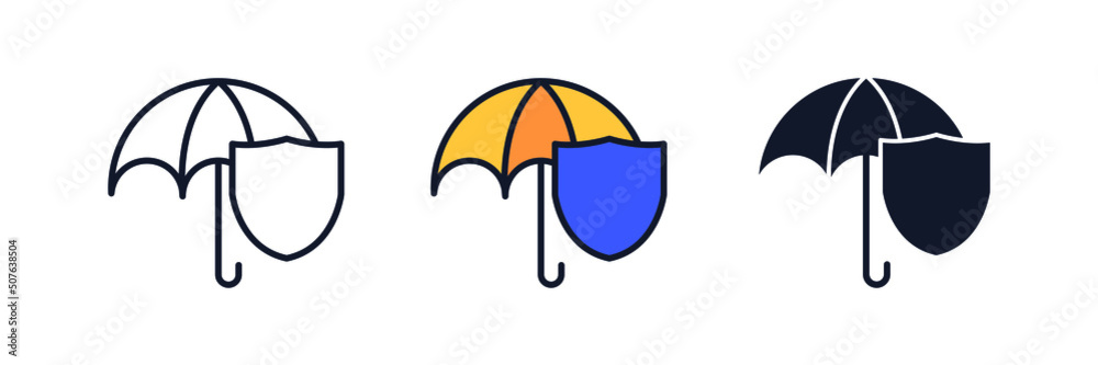 protection icon symbol template for graphic and web design collection ...